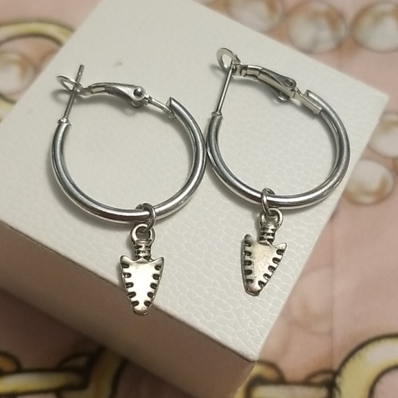 Jewelry | Native American Inspired Sterling Silver Hoop Earr | Poshmark